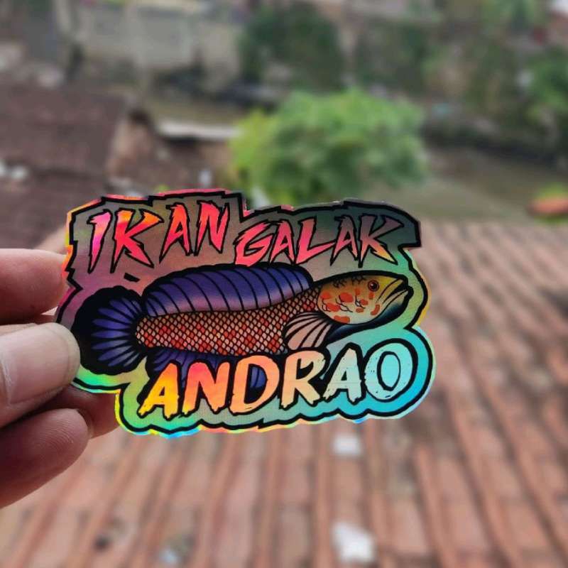 Jual Stiker Ikan Channa Andrao Ukuran 5-8cm | Shopee Indonesia