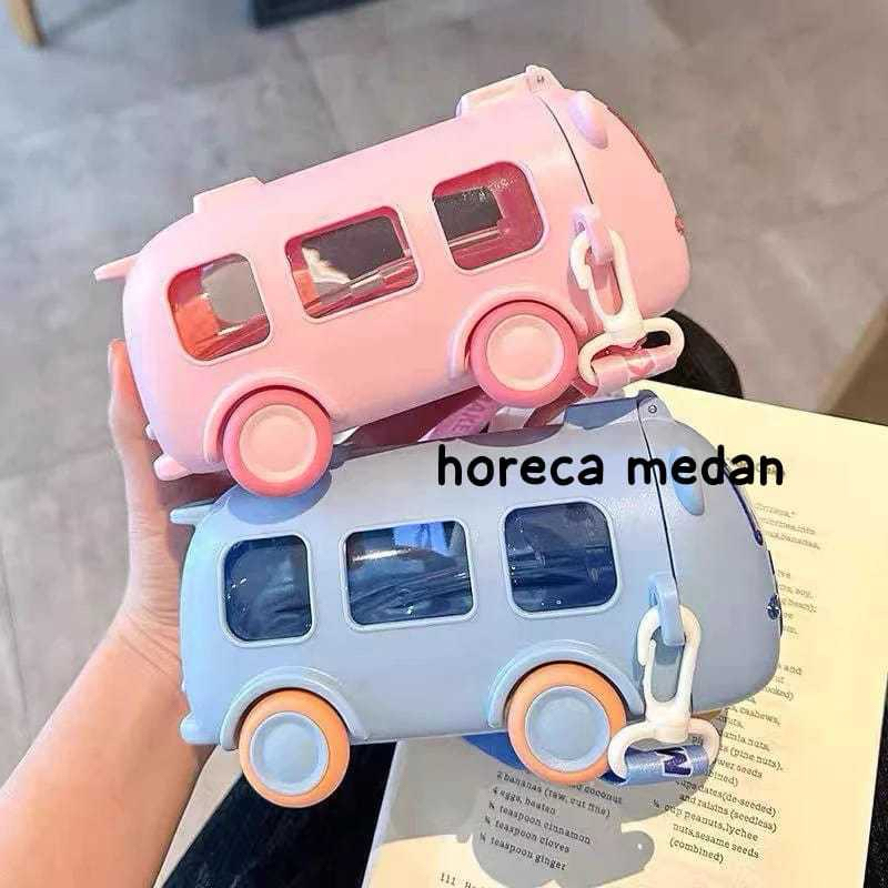 Jual Botol air minum mobil mobilan bus 500ml BPA Free MR Hat baby bus ...
