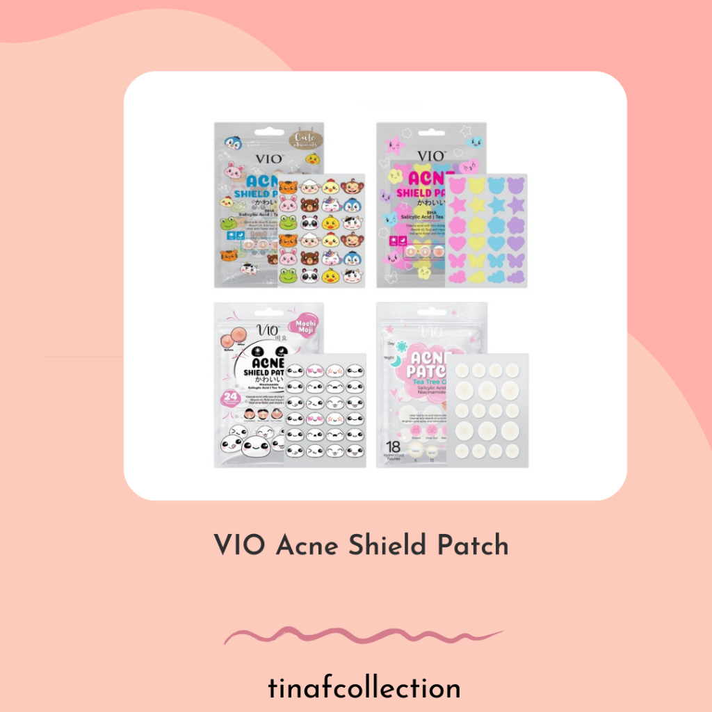 Jual VIO ACNE PATCH karakter stars cute animals mochi moji | sticker ...