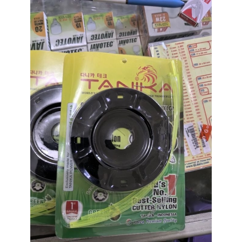 Jual Senar Potong nylon Rumput tanika +pad ' Dudukan Senar Mesin Potong ...