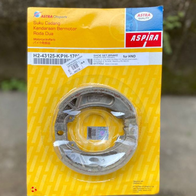 Jual KAMPAS REM HONDA KARISMA BLADE ABSOLUTE NEW SUPRA X 125 NEW SUPRA ...