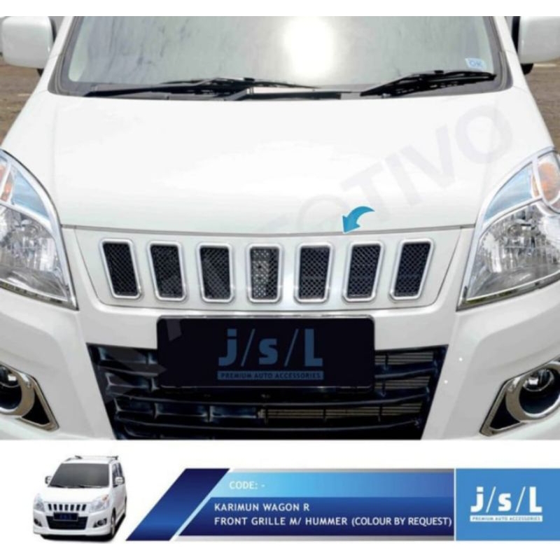 Jual grill depan karimun wagon r model hummer grill karimum wagon r ...