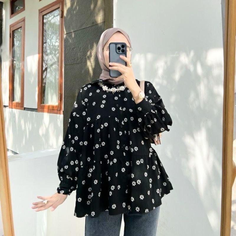 Jual PEVI BLOUSE KATUN POLY FIT TO XL | Shopee Indonesia
