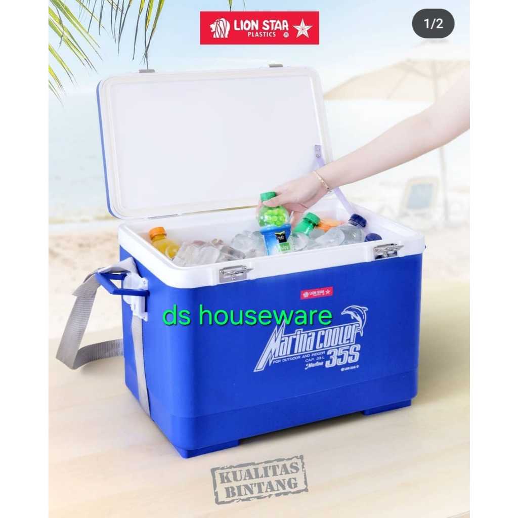 Jual MARINA COOLER BOX 35 LITER I-19 Lion Star Termos Es | Shopee Indonesia