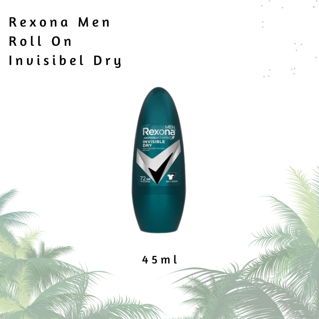 Jual REXONA Men Roll On Deodorant Invisible Dry 45 ml (pcs) | Shopee Indonesia