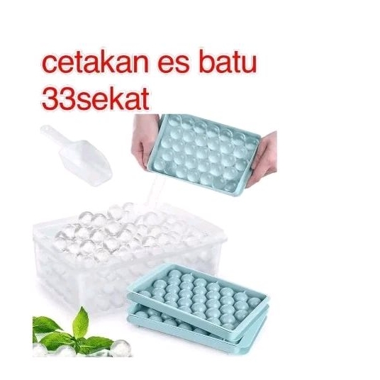 Jual CNC Cetakan Es Batu 33 Lubang / Cetakan Es Batu Bulat / Cetakan ...