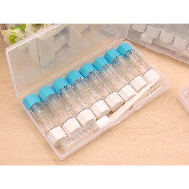 Jual WADAH / TEMPAT BOTOL SOFTLENS / CONTACT LENS SET CASE 03 ISI 8 ...