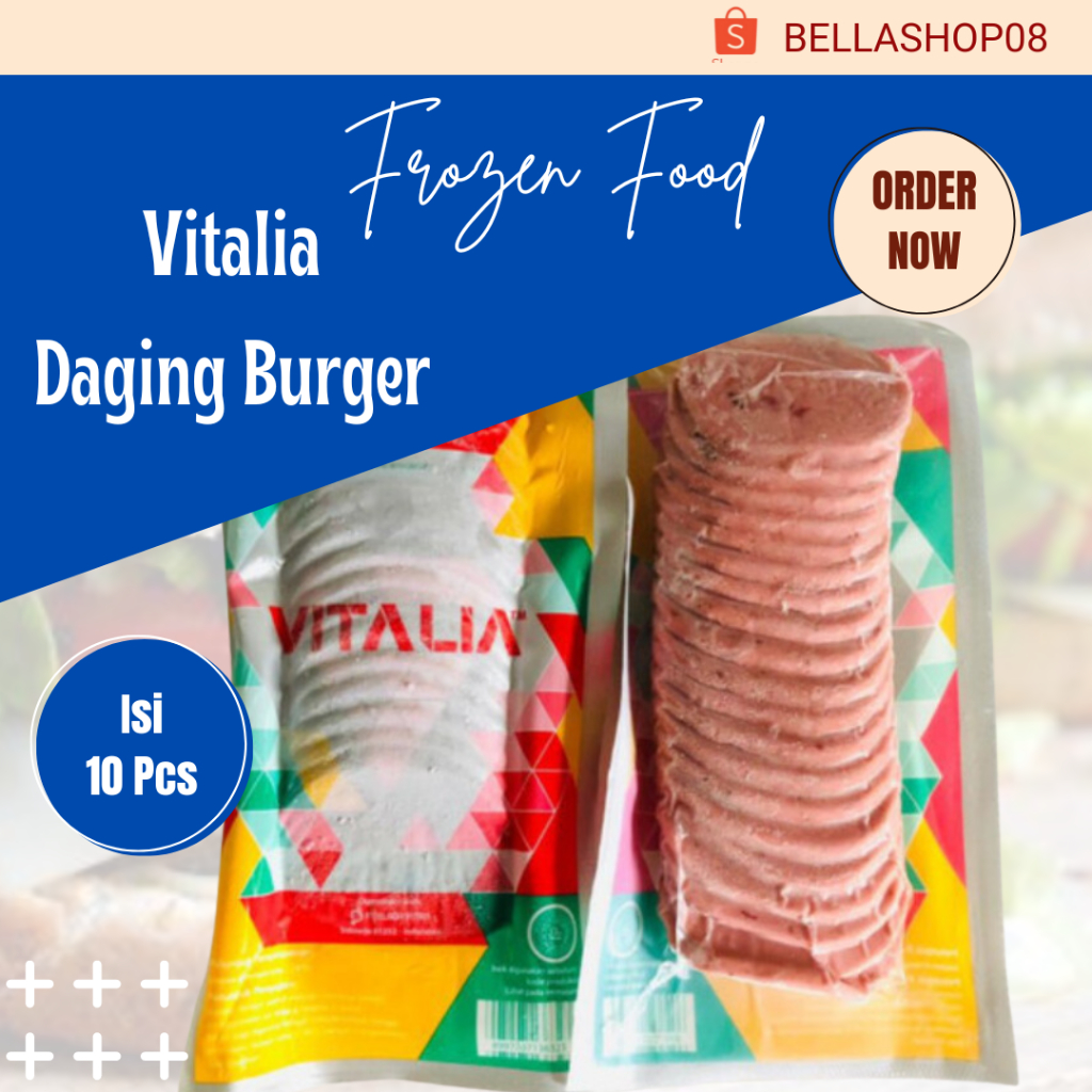 Jual Bernadi Vitalia Beef Burger isi 20Pcs | Shopee Indonesia