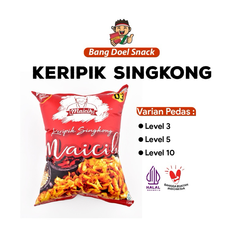 Jual Maicih - Keripik Singkong Pedas 100g | Shopee Indonesia