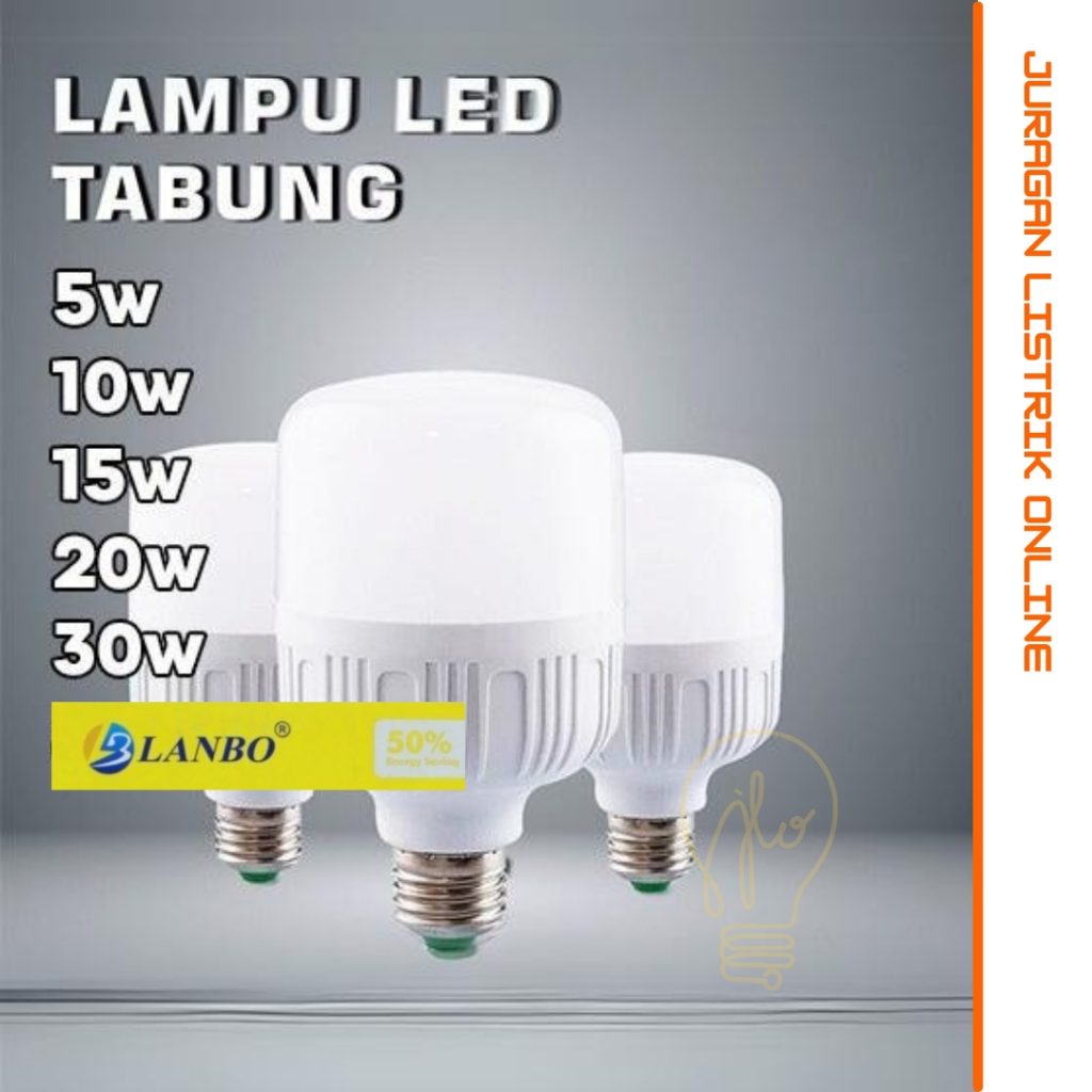 Jual Lampu LED Jumbo Tabung Murah 5W 10W 15W 20W 30W SNI | Shopee Indonesia