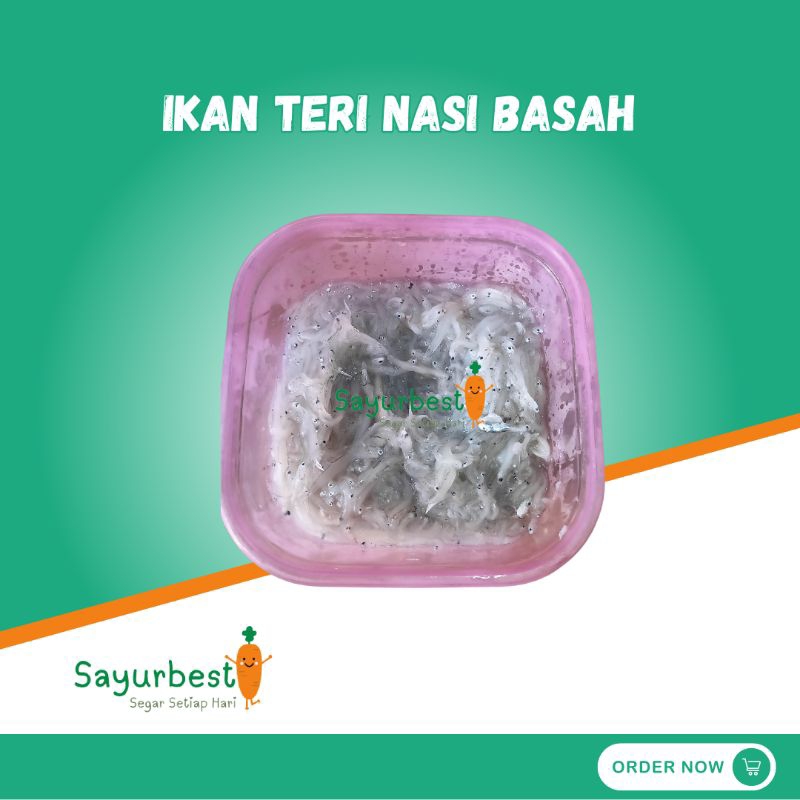 Jual Ikan Teri Nasi Basah Segar Super 200-250 Gram | Shopee Indonesia