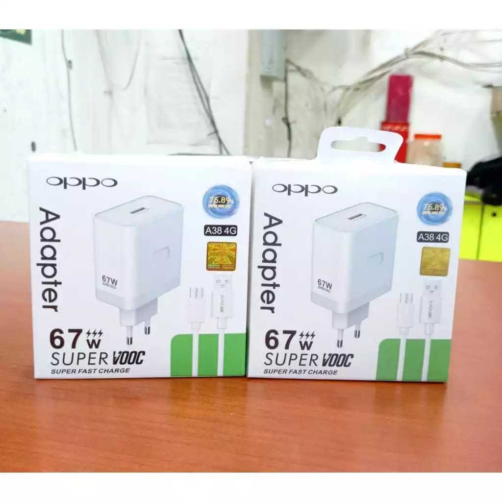 Jual Charger / Travel Charger / Casan Oppo A38 4G 67 Watt Super Fast ...