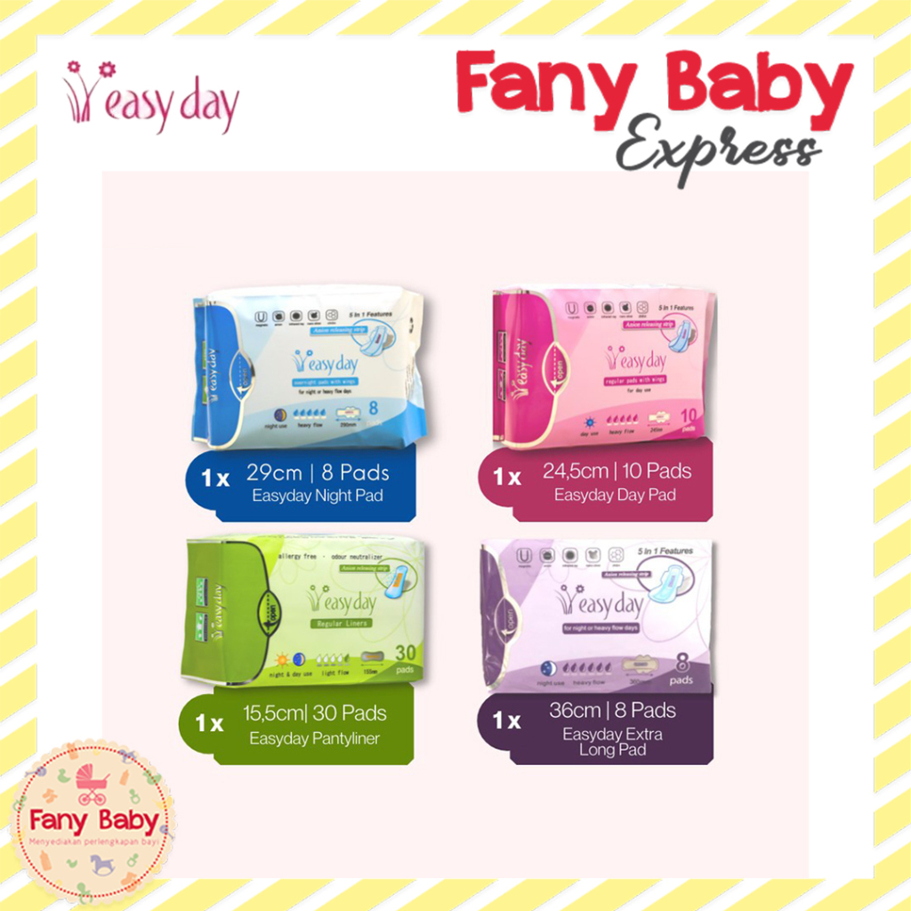 Jual EASY DAY PAD - PEMBALUT KATUN WANITA | Shopee Indonesia