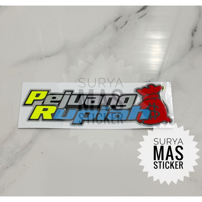 Jual stiker viral pejuang rupiah hologram motor | Shopee Indonesia