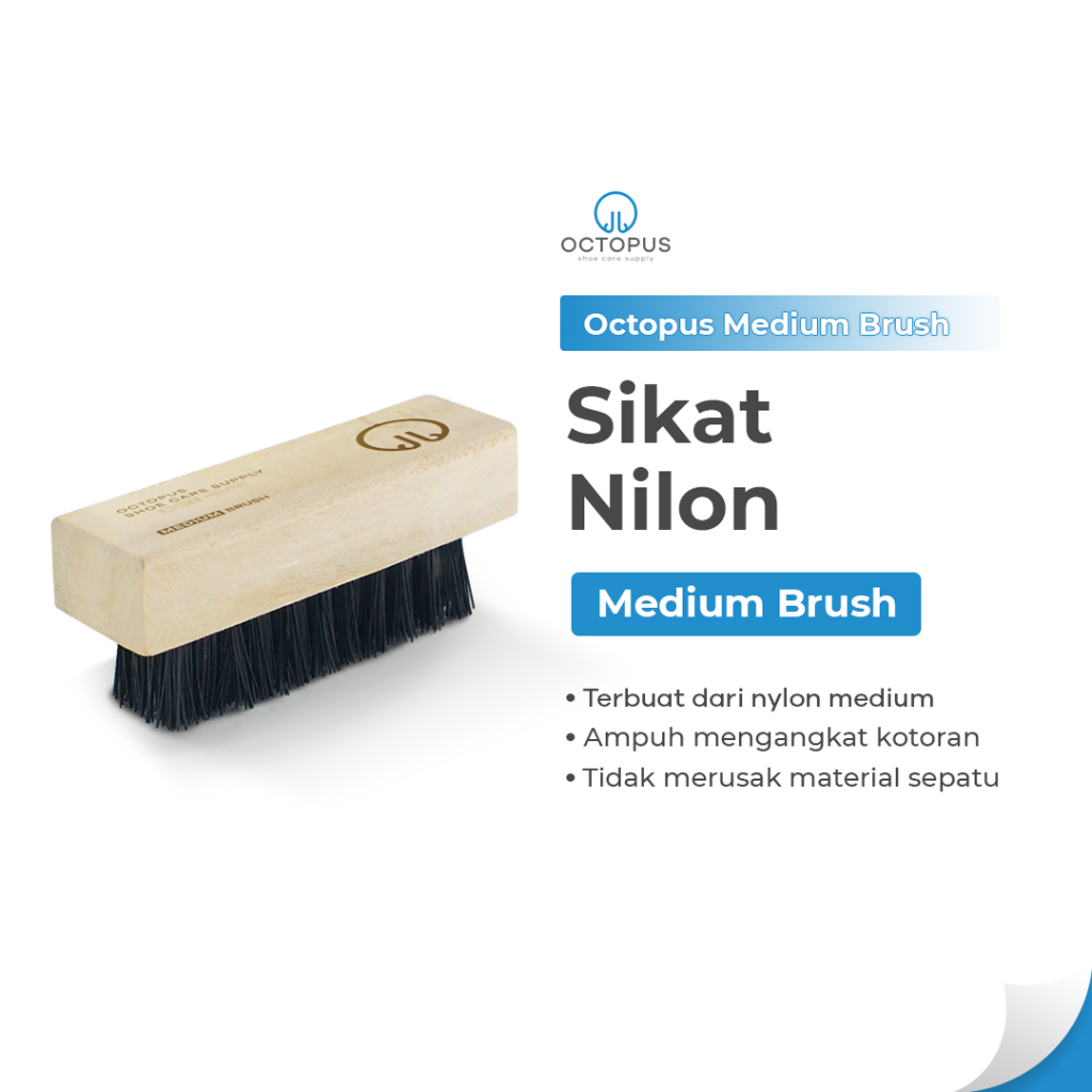 Jual Octopus Medium Brush Sikat Nylon Sepatu 1 Pcs Anti Rontok Standard ...