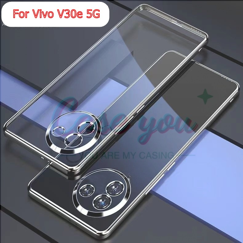 Jual Case VIVO V30E 5G Soft Case Plating Bening Premium Casing Cover Hp ...