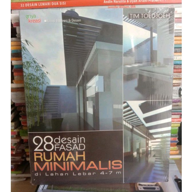 Jual BUKU 28 DESAIN FASAD RUMAH MINIMALIS DI LAHAN LEBAR 4-7 M | Shopee Indonesia