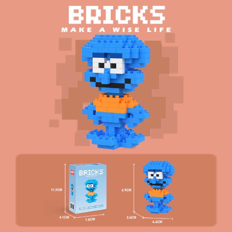 Jual Bricks Karakter Mainan Menyusun Nano Blok Permainan Anak Edukatif ...