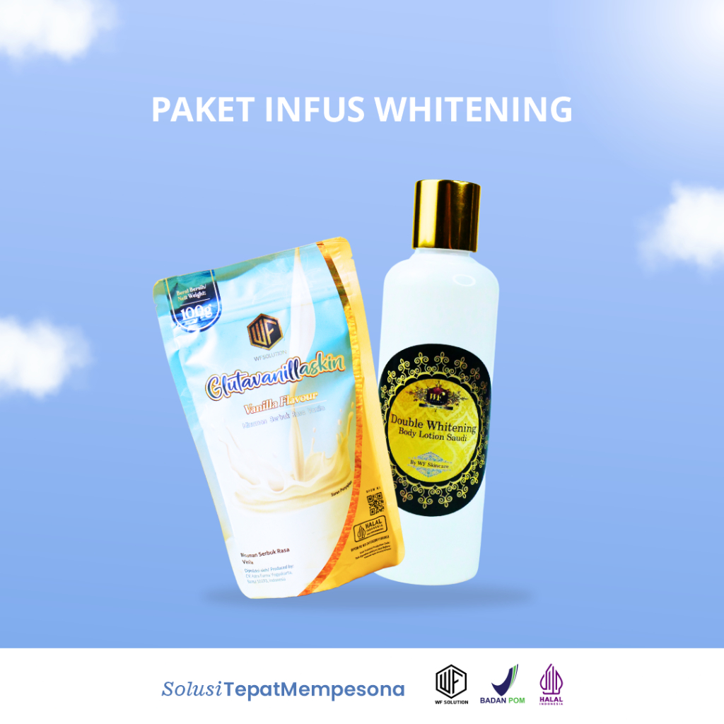 Jual PAKET HEMAT INFUS WHITENING WF ((HB 250 ml + Collagen 1) | Shopee ...