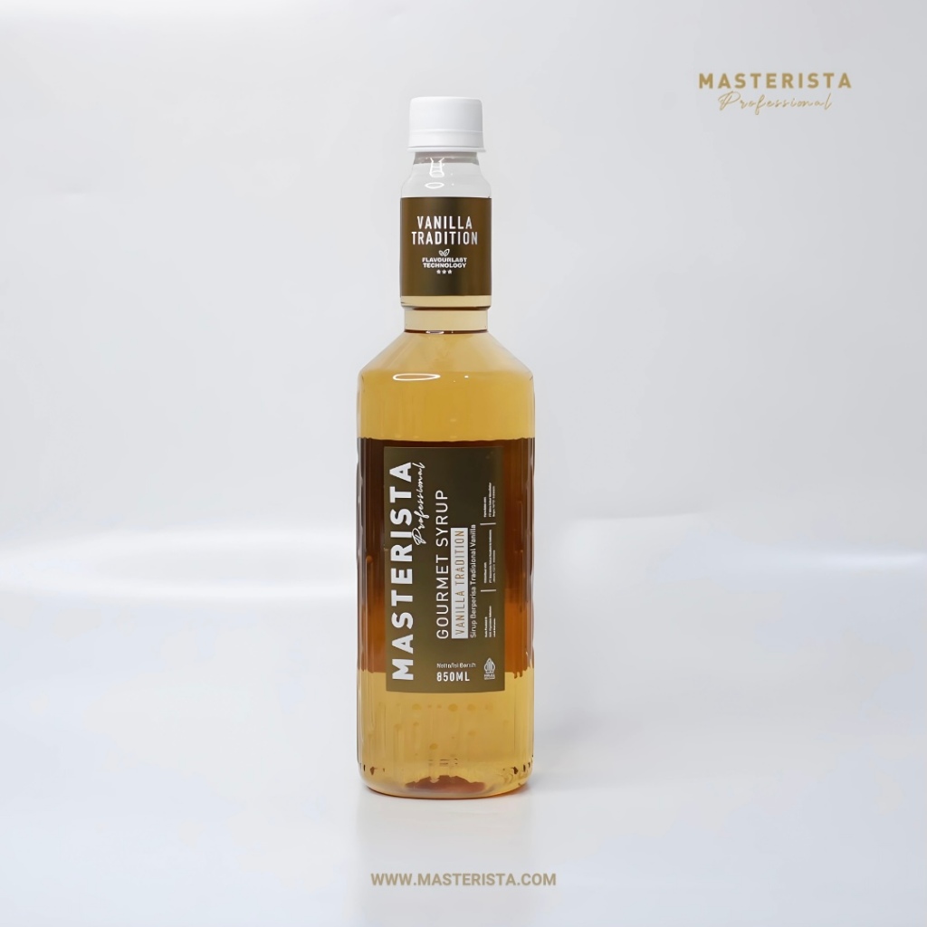 Jual Masterista Sirup Vanilla Tradition 750ml | Shopee Indonesia