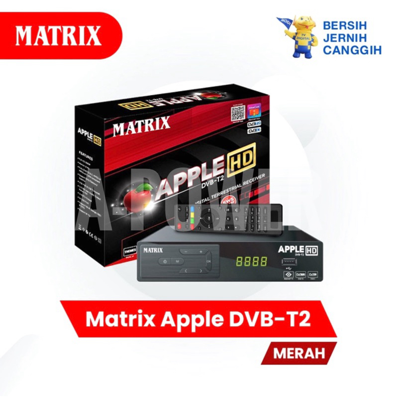 Jual Matrix Apple Merah - Receiver TV Digital / Set Top Box (STB ...