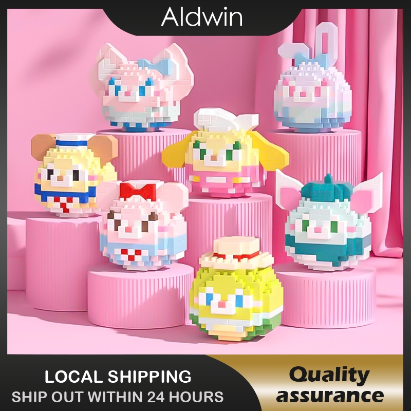 Jual Mini Building Blocks Cartoon Character Building Block 3D Puzzle ...