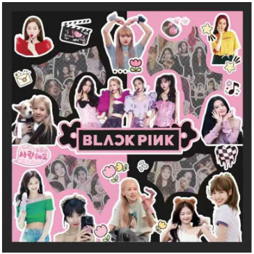 Jual TrustedStore168 Sticker Momo Kpop Fans BLACKPINK Jennie Lisa Rose ...
