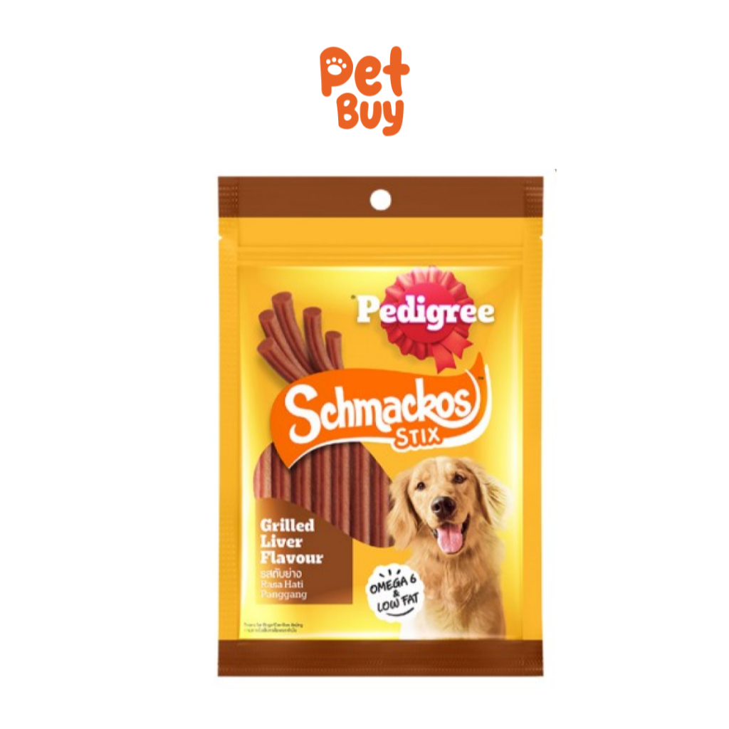 Jual Pedigree Meat Jerky Schmackos Stix Grilled Liver 70 gr | Shopee ...