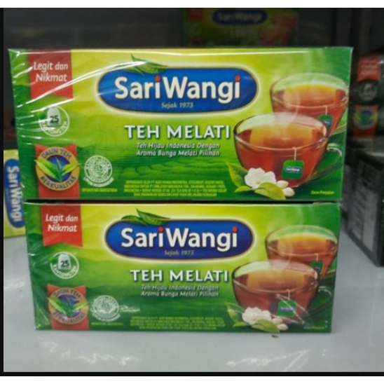 Jual SARIWANGI TEH MELATI 25 TEH CELUP | Shopee Indonesia