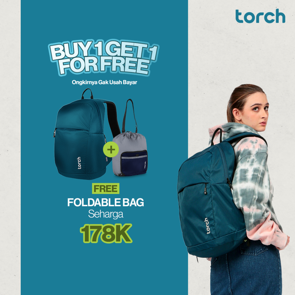 Jual TORCH Bani Backpack Daypack Casual Klasik Simpel Minimalis Organized | Shopee Indonesia
