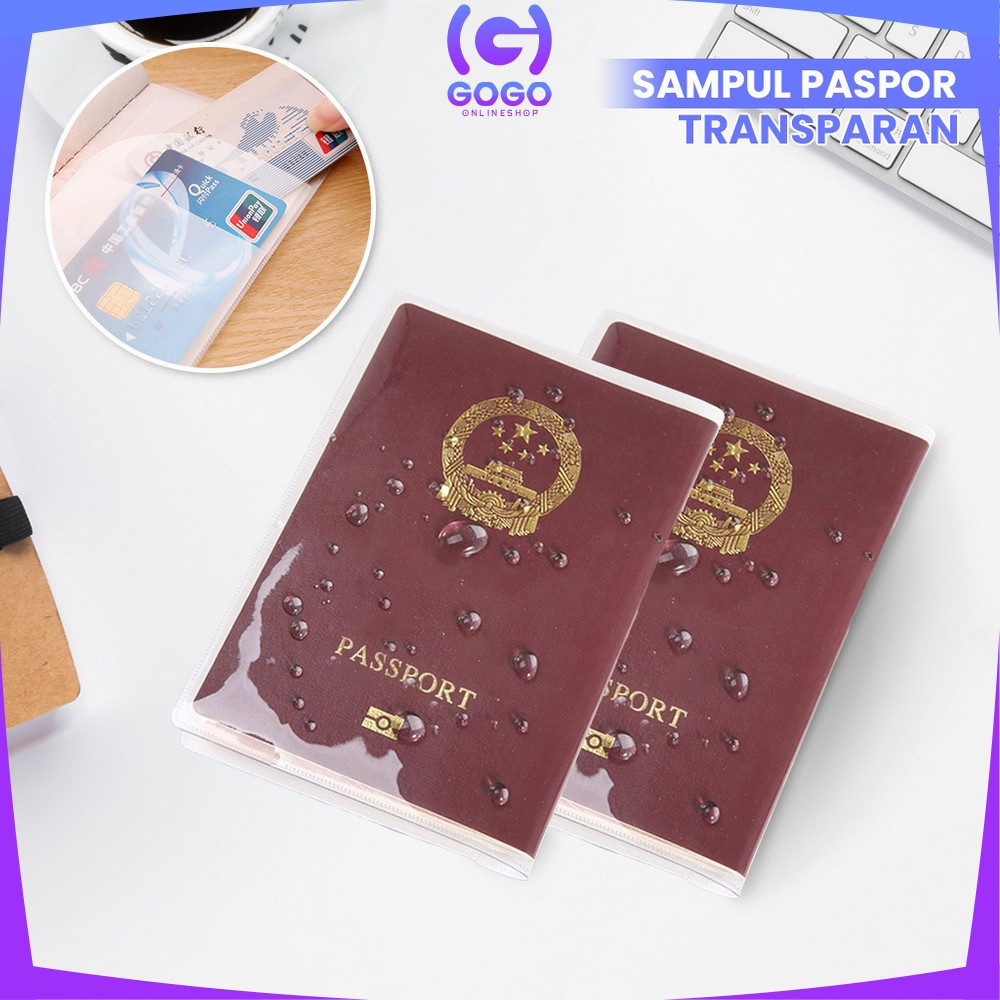 Jual GOGO-C1060 Sampul Passport Transparan Sampul Buku Nikah Cover ...