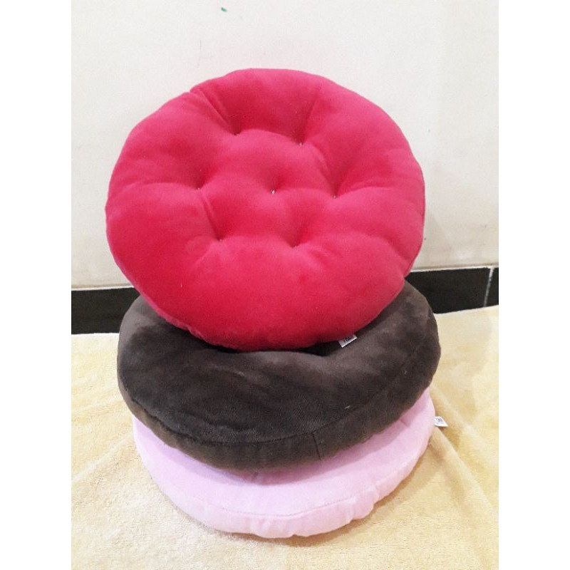 Jual BANTAL DUDUK BULAT "VELBOA BULAT" pola DM 35 CM | Shopee Indonesia