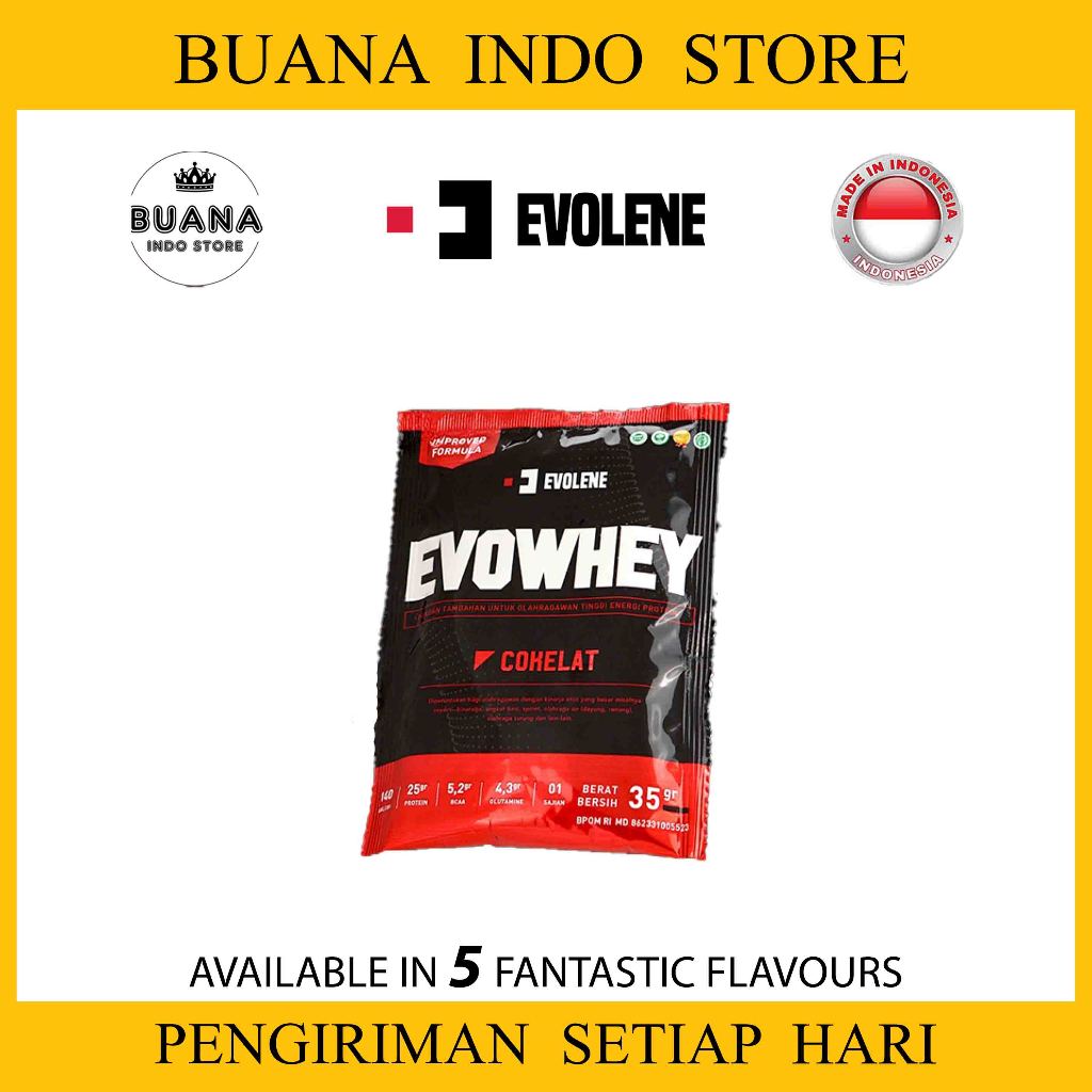 Jual Evolene Evowhey Sachet | Whey Protein Evo whey SUSU GYM - Suplemen ...