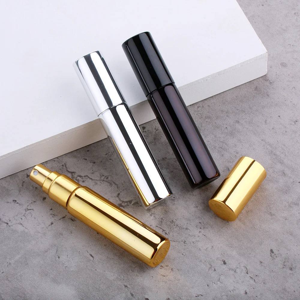 Jual BTL10FC botol spray kaca 10ml parfum metalik full coated vial ...