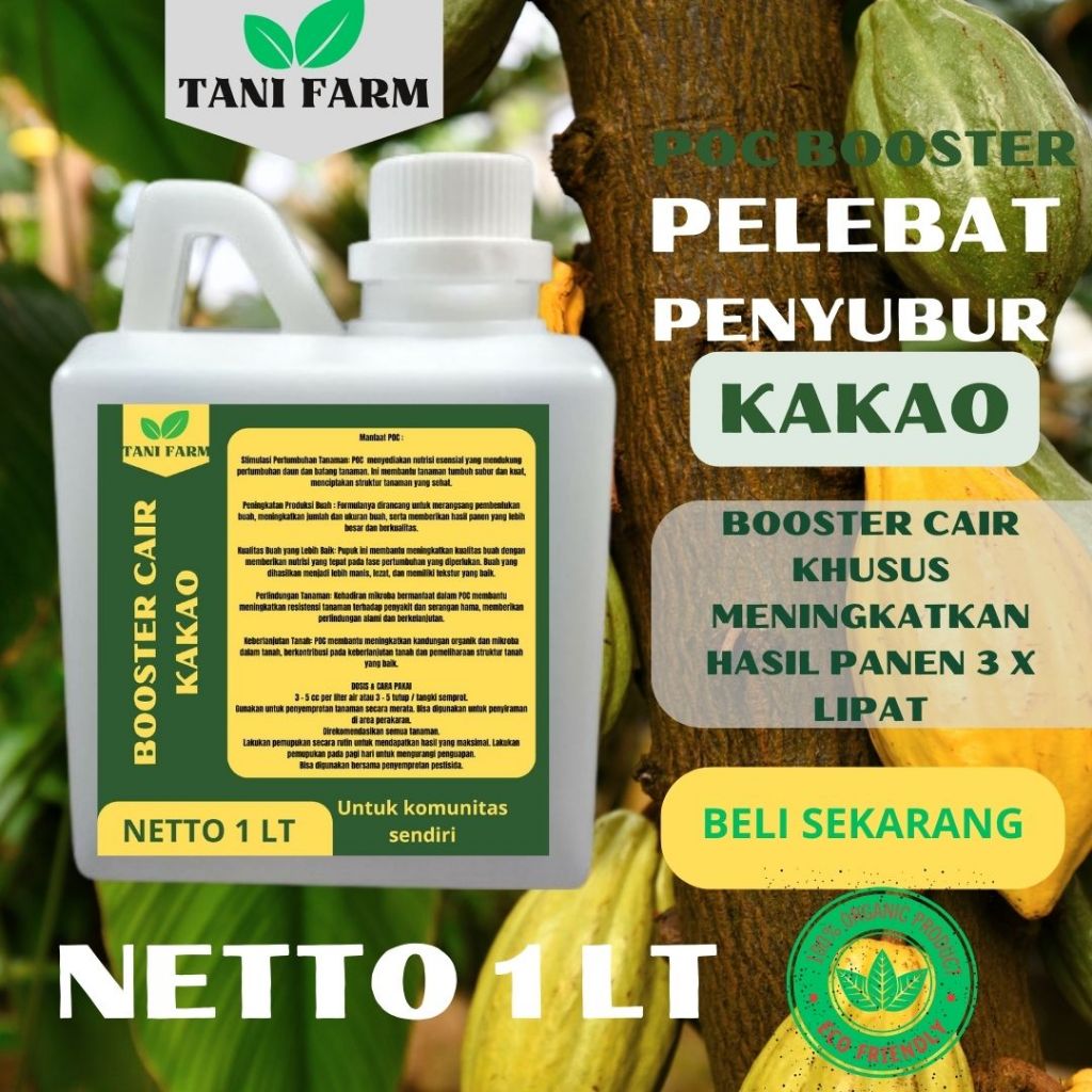 Jual RTF Pupuk Booster KAKAO Pupuk Cair KAKAO Pupuk Semprot Untuk Tanaman dan KAKAO Pupuk ...
