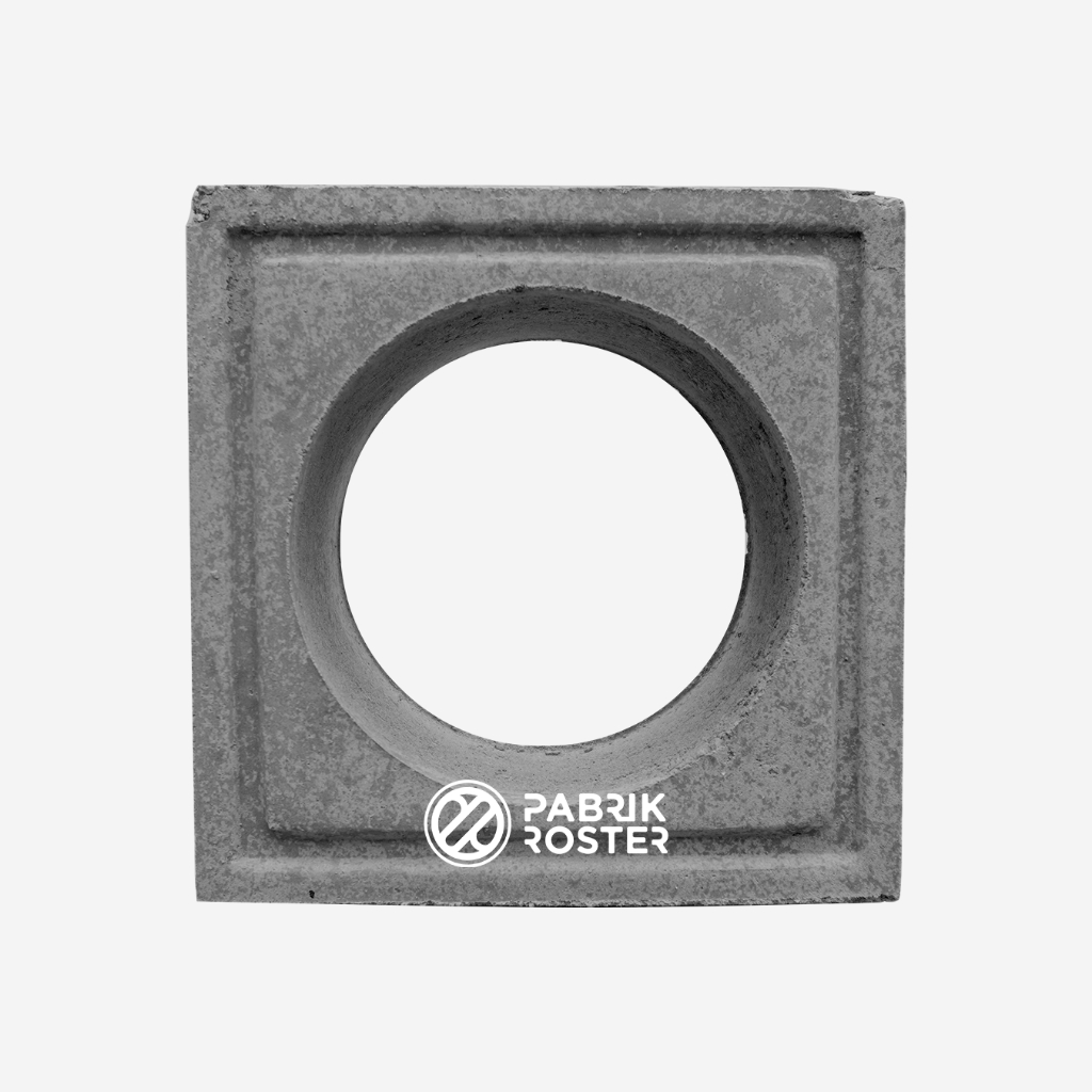 Jual Roster Bulat Tengah Grey || ROSTER BETON MINIMALIS | Shopee Indonesia