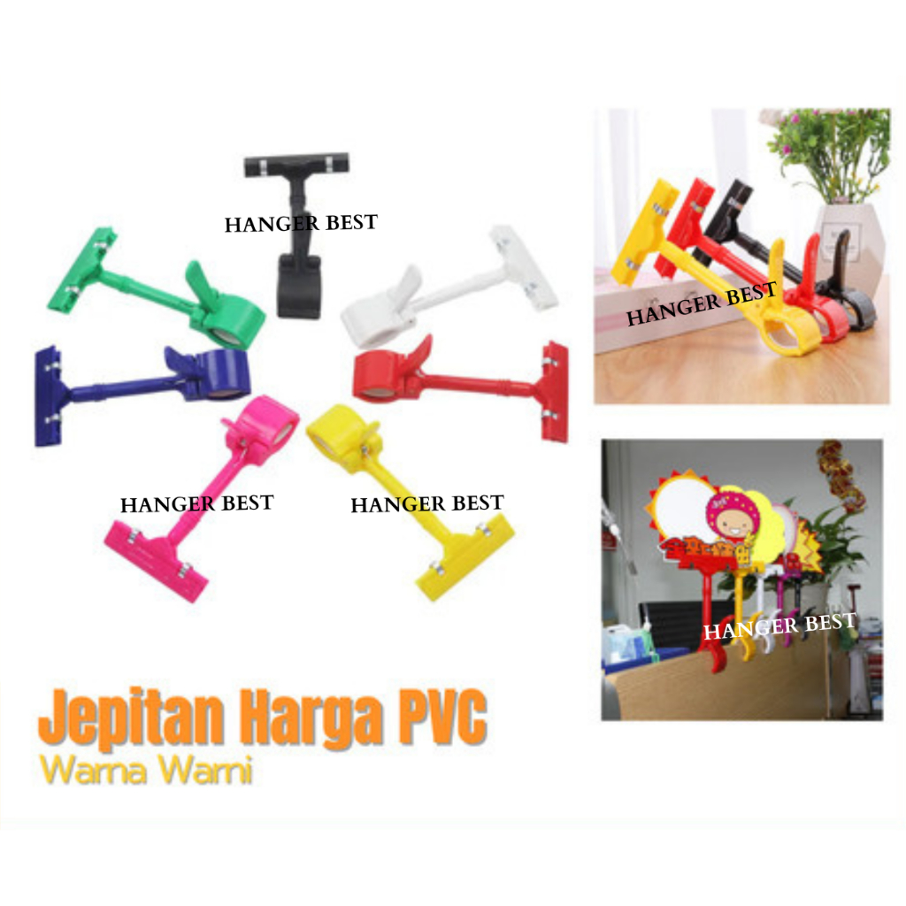 Jual Jepitan / Penjepit Harga Lurus / Price Tag untuk Papan / Label ...