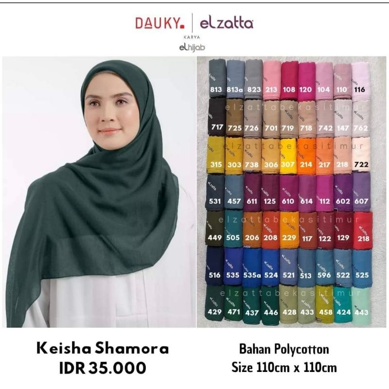 Jual elzatta keisha shamora original elzatta hijab | Shopee Indonesia