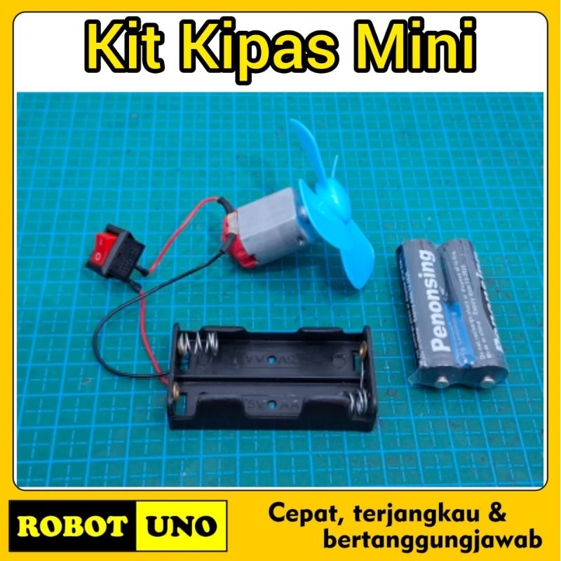 Jual Kit Kipas Mini Dinamo 3-6 Volt untuk Edukasi Praktik Sekolah dan ...
