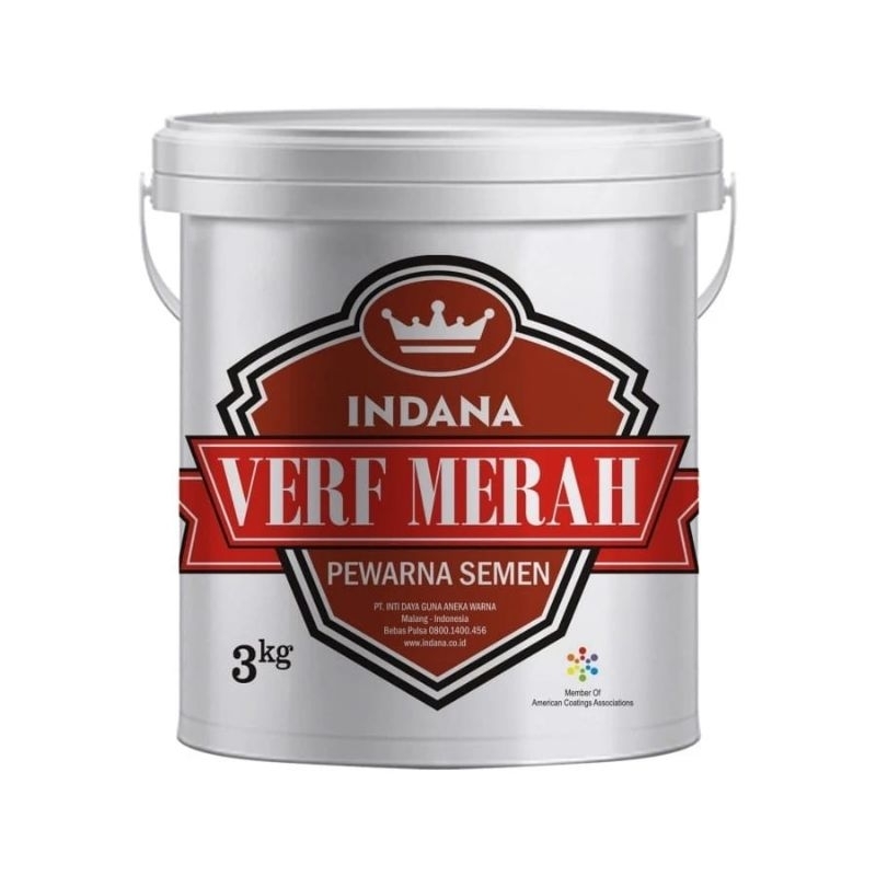Jual Pewarna Semen Verf Merah 3 Kg | Shopee Indonesia
