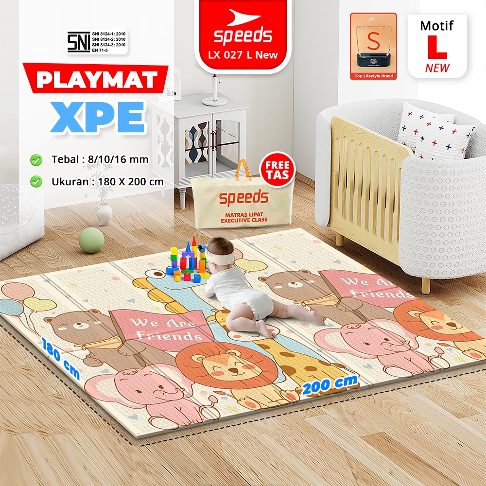 Jual SPEEDS SNI L Playmat Bayi Karpet Lipat Playmat Bayi Playmat Foam ...