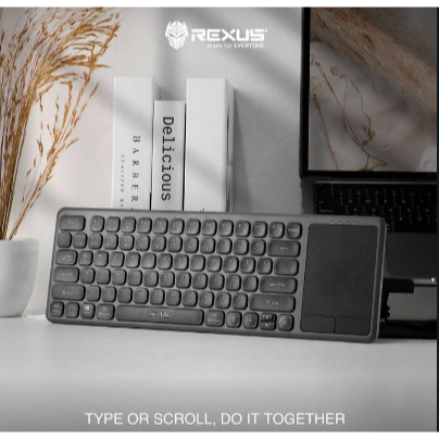 Jual ITSTORE Rexus Keyboard Office KL200 Keyboard wireless touchpad KL ...