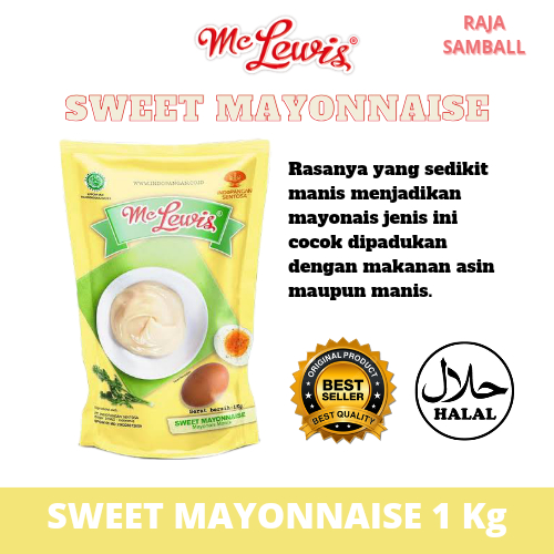 Jual Mc Lewis Sweet Mayo - 1Kg / Mayones Manis | Shopee Indonesia