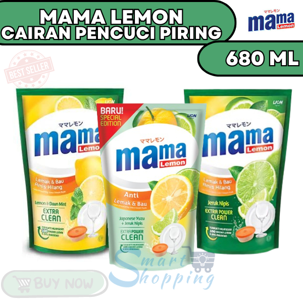 Jual MAMA LEMON 680 ML / SABUN CUCI PIRING | Shopee Indonesia