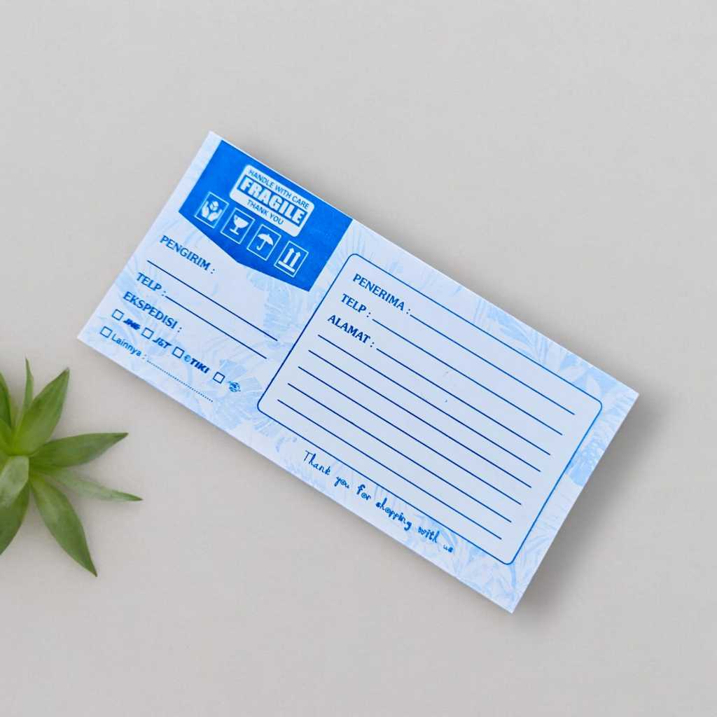 Jual LABEL PENGIRIMAN / LABEL PENGIRIMAN OLSHOP / LABEL PENGIRIMAN ...