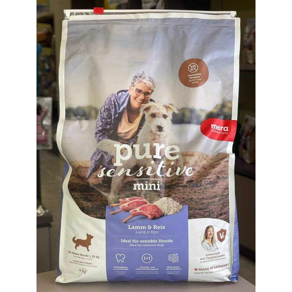 Jual Mera Dog Pure Sensitive Mini Adult 4 kg | Shopee Indonesia