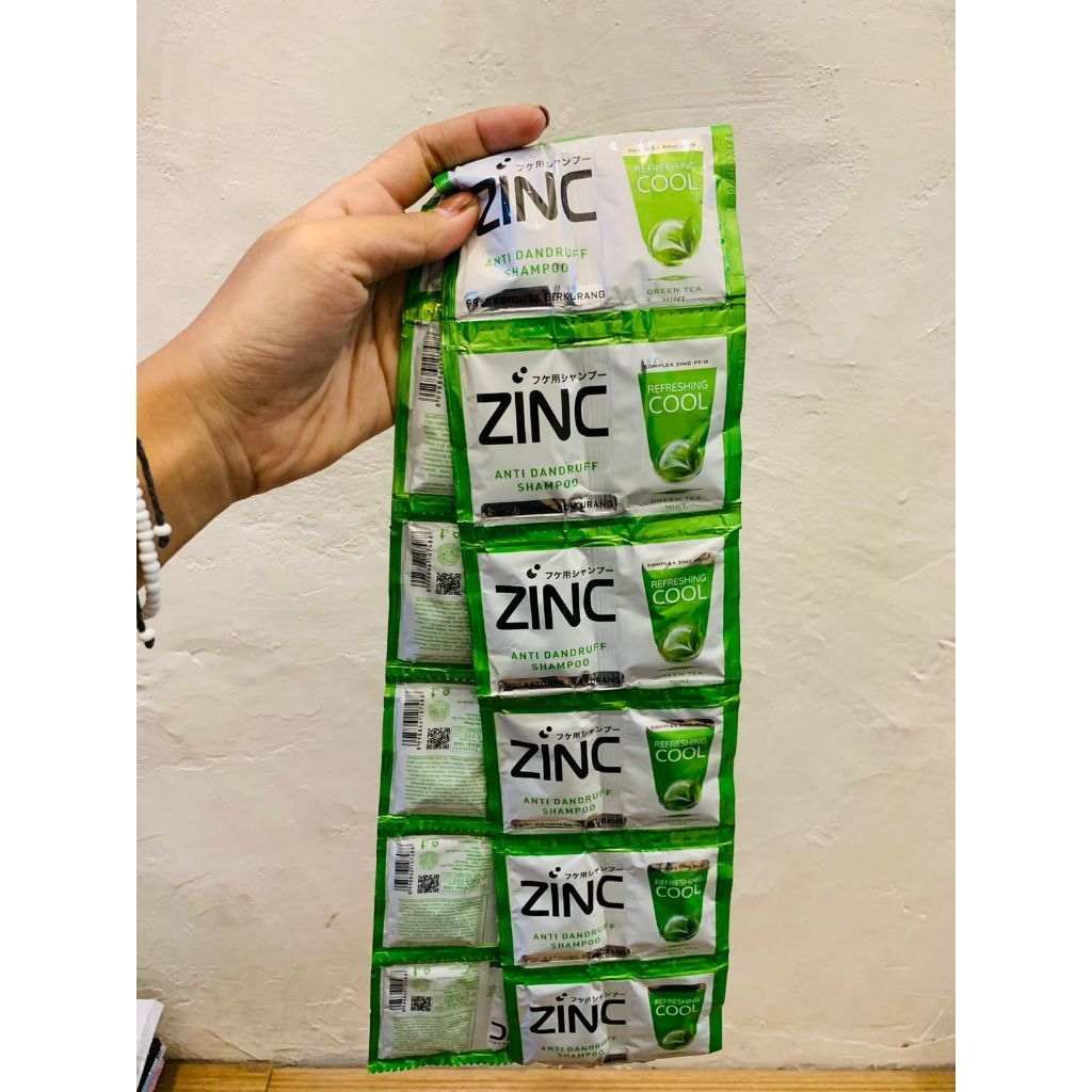 Jual SHAMPOO ZINC REFRESHING COOL SACHET 10 ML 1 RENTENG 12 SACHET 24 ...