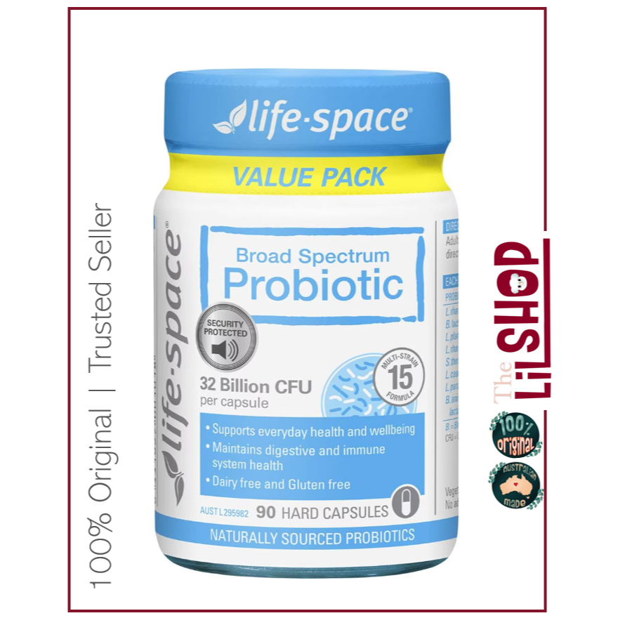 Jual Lifespace Broad Spectrum Probiotic 90 Capsules VALUE PACK | Shopee Indonesia