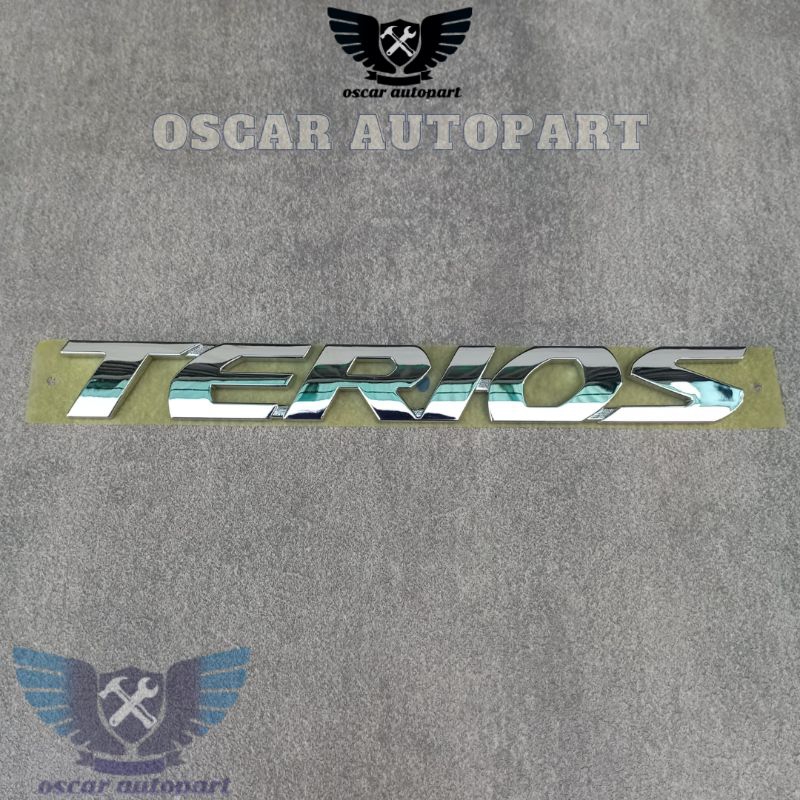 Jual Logo Emblem Bagasi Tulisan Terios 2018-2020 Original | Shopee ...