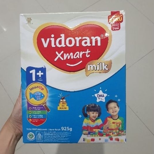 Jual Vidoran Xmart 1+ plus 800gr susu balita 1-3 tahun VANILA/ MADU ...